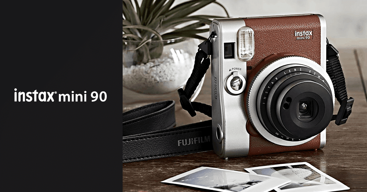 Instax Mini 90 - Câmeras instantânea para quem prefere ajustes manuais
